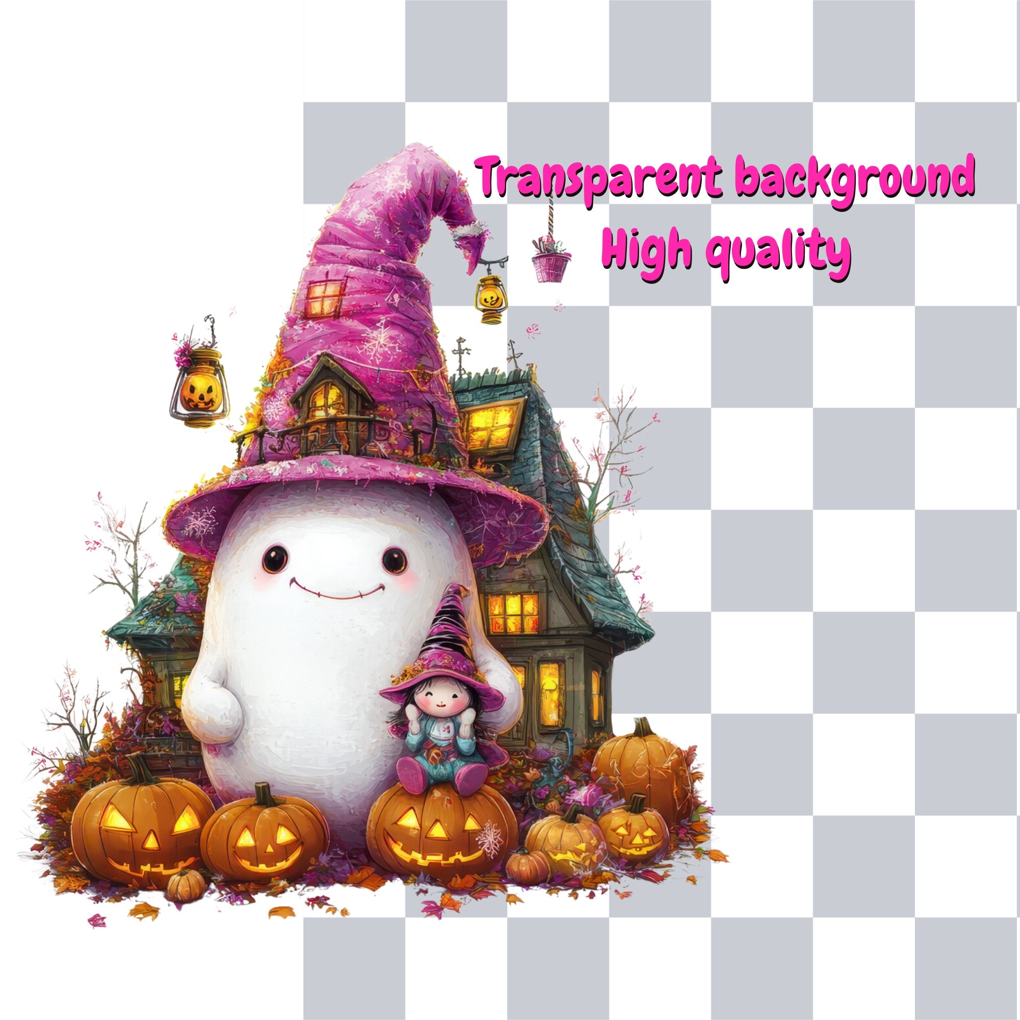 Halloween Ghosts Clipart, Cute Ghosts Clipart, Ghost, Ghosts PNG ...