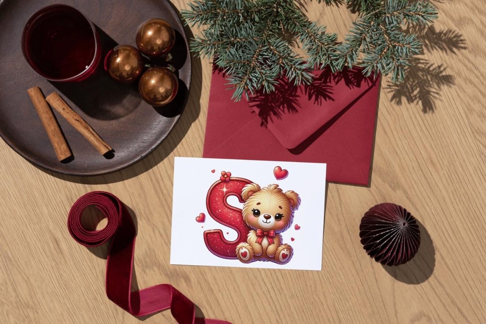 Valentine Bear Alphabet, Bear Letters, Clipart, Cute Teddy Bear Letters ...