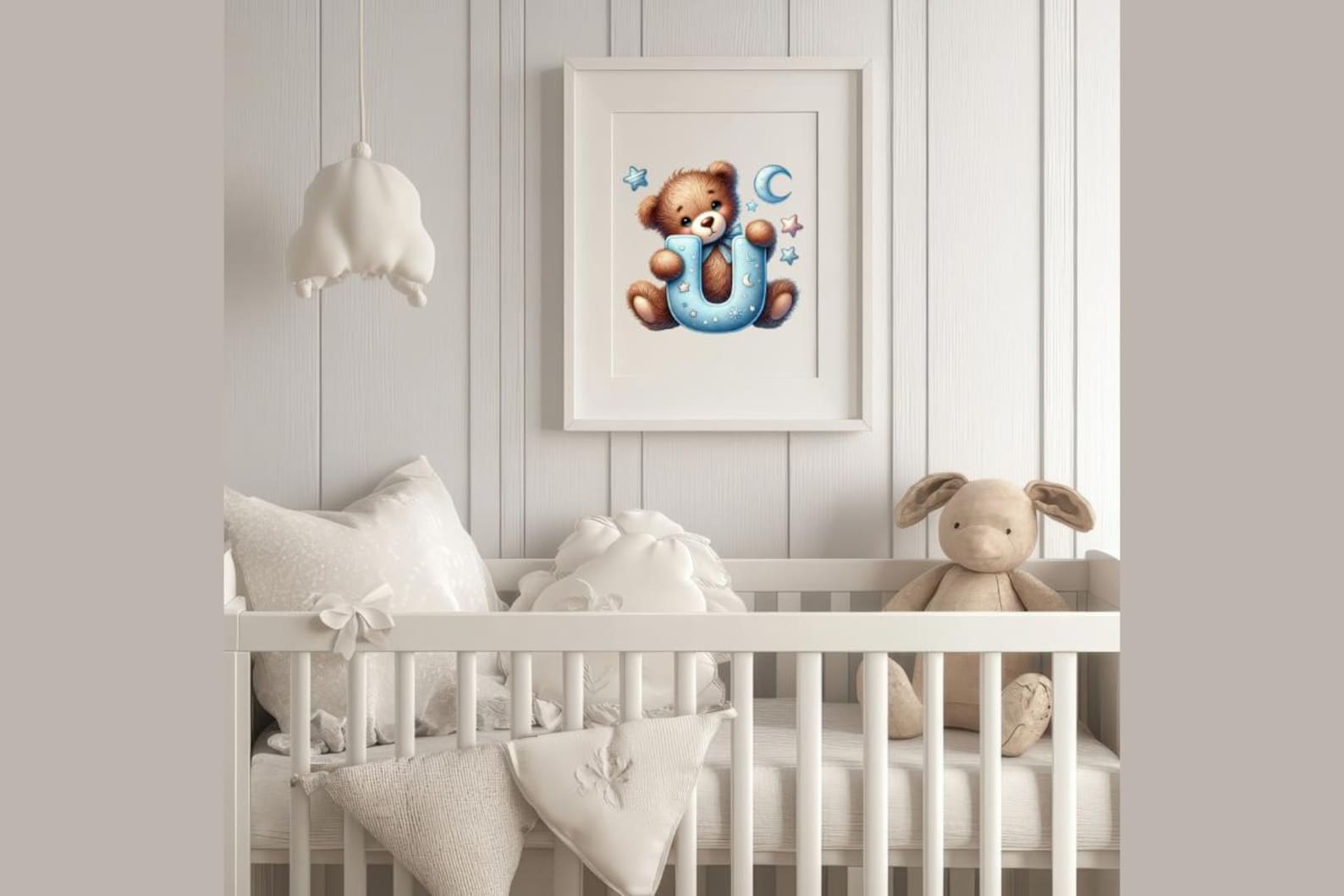 Adorable Teddy Bear Alphabet Clipart Set, Teddy Bear Alphabet, Baby ...