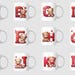 Valentine Teddy Bear Alphabet Clipart: Romantic PNG Letters (digital ...
