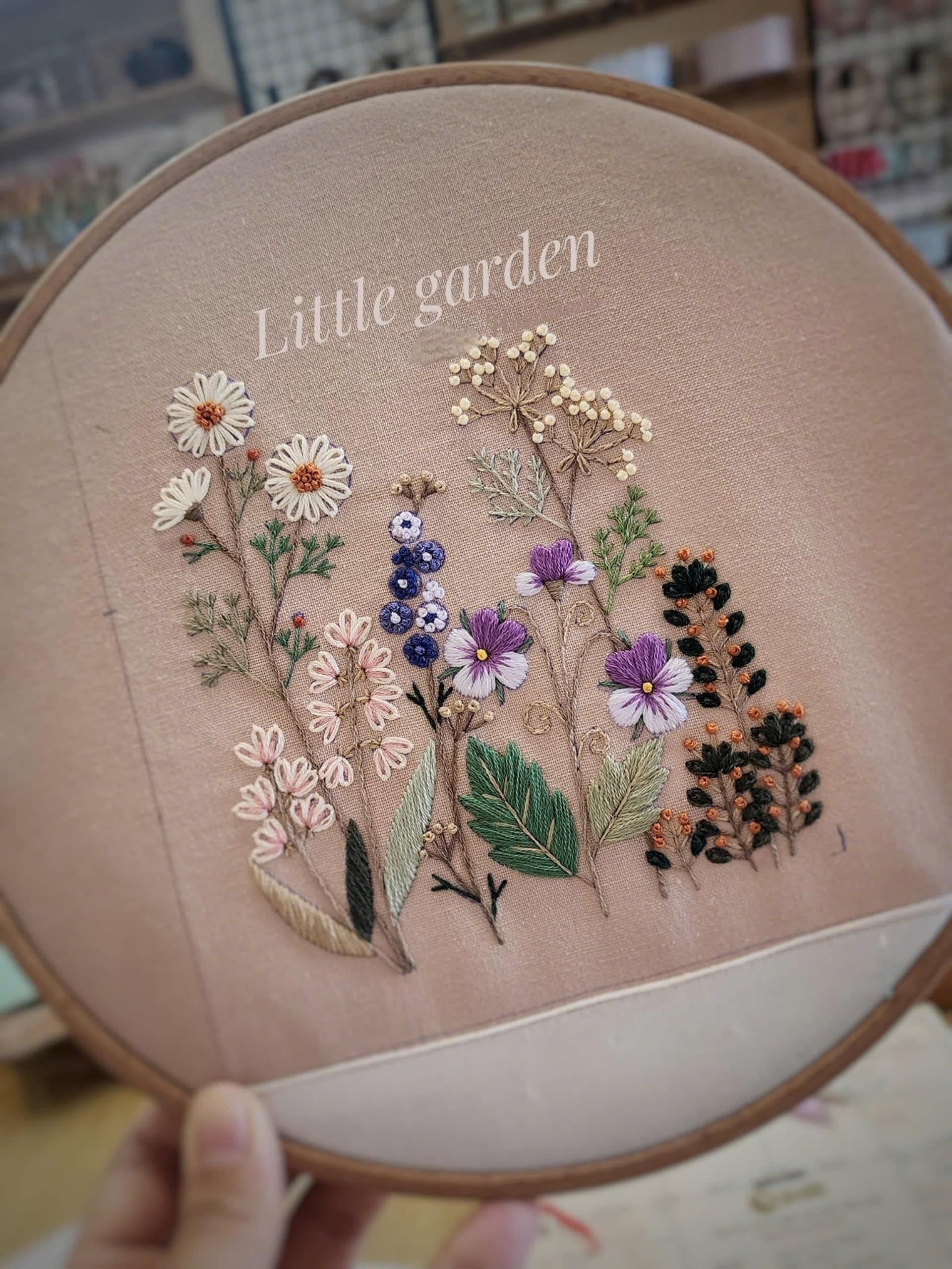 Beautiful Floral Embroidered Notebook. Meticulously Hand-embroidered ...