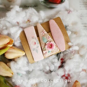Unique Hand-embroidered Gift Set. Hand-embroidered Rose Accessory Gift ...