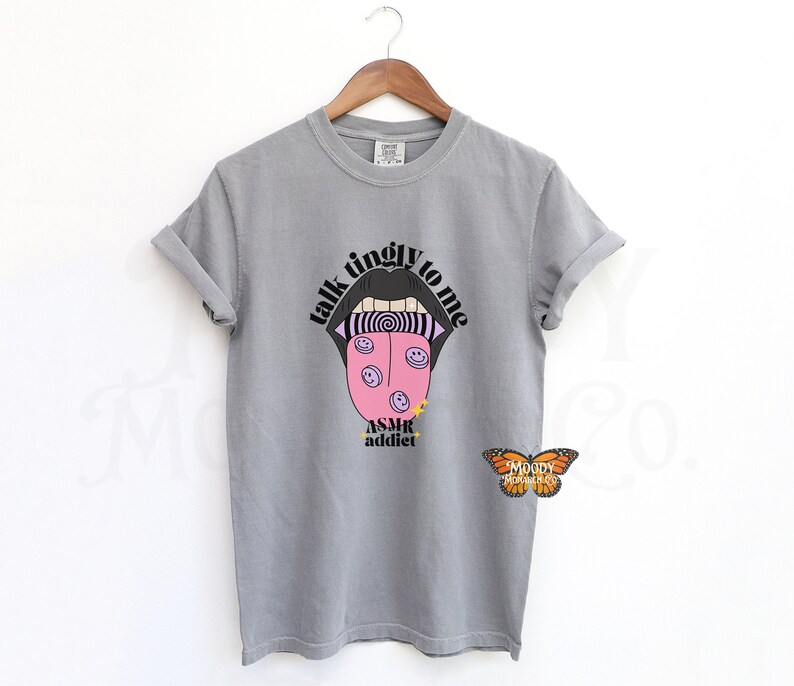 ASMR T-shirt, Talk Tingly to Me ASMR Shirt, Gift for ASMR Lover ...
