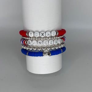 Texas Rangers Bracelets - Etsy