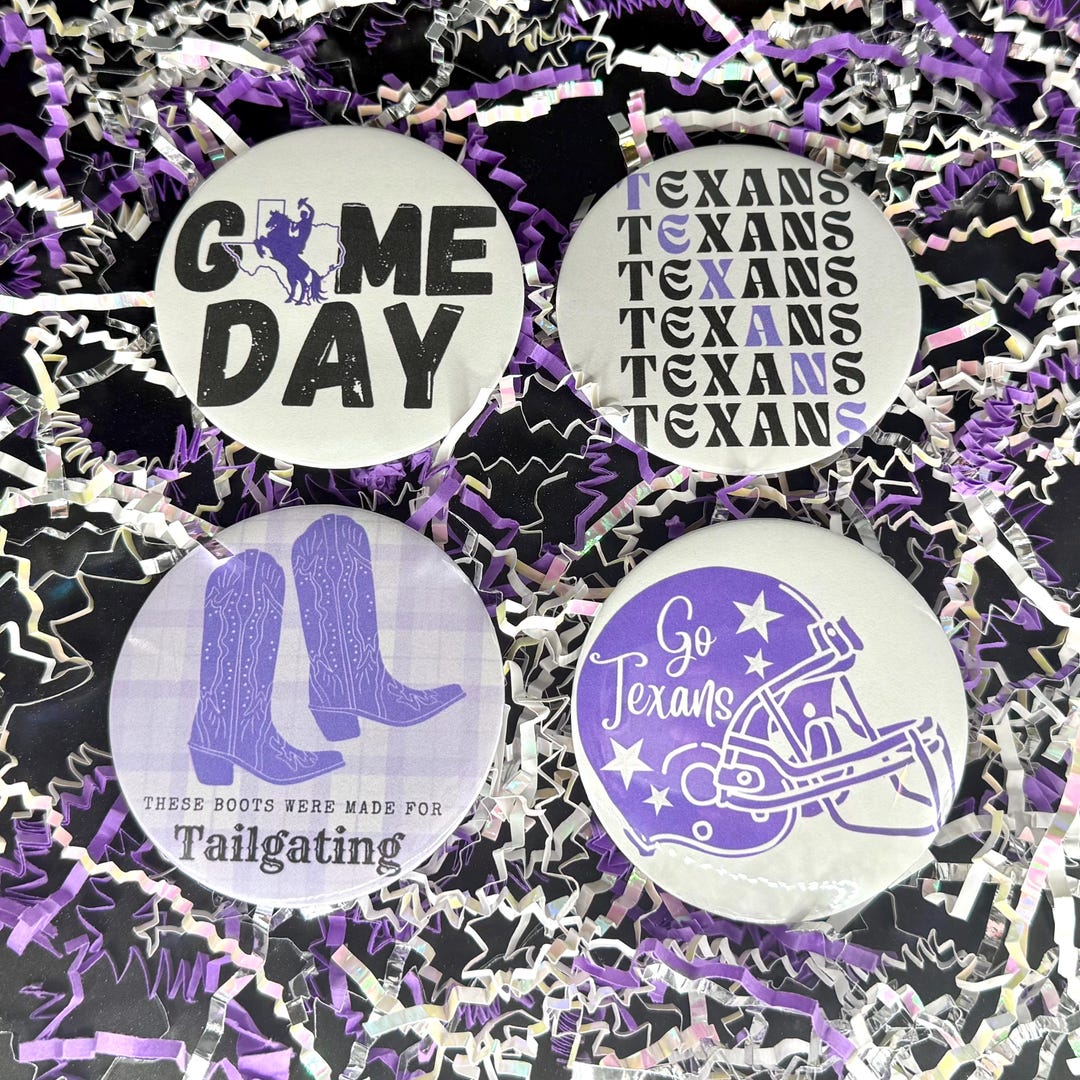 Tarleton State Game Day Buttons - Etsy