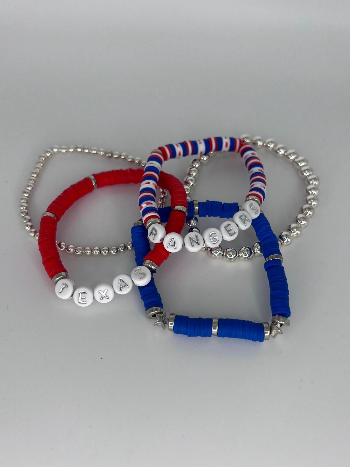Texas Rangers Bracelets - Etsy