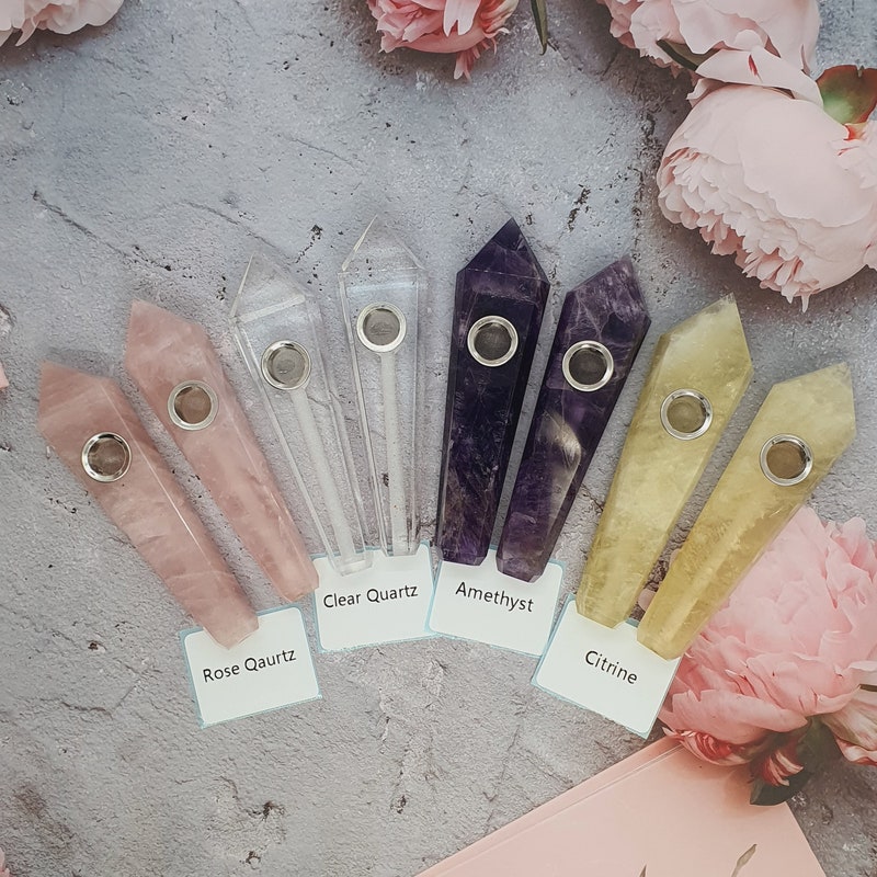 Glass Rose Pipes - Etsy