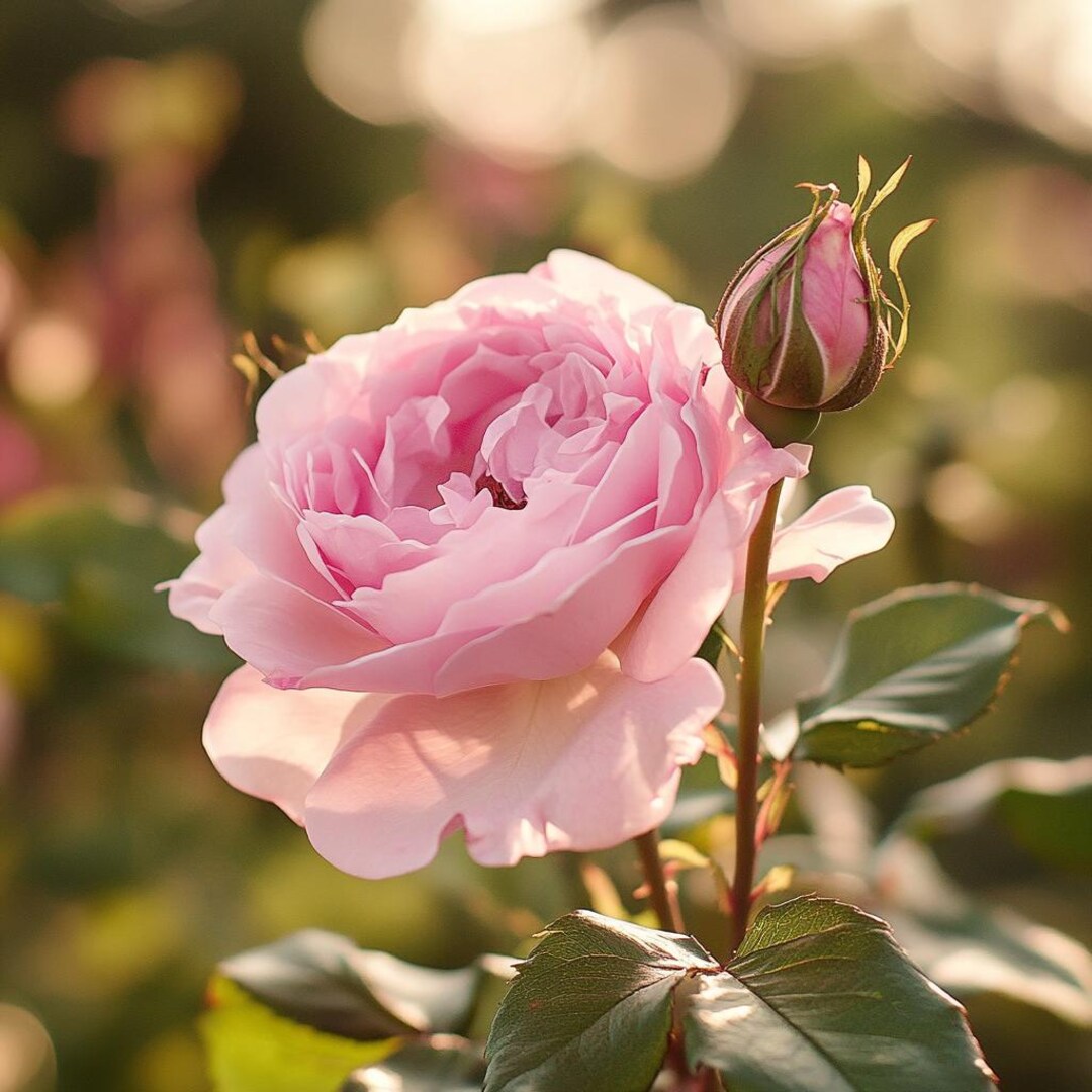 Rosa Damascena Seeds Heritage Damask Rose Romantic Garden Flower Gift for Valentine’s Day Mother ...