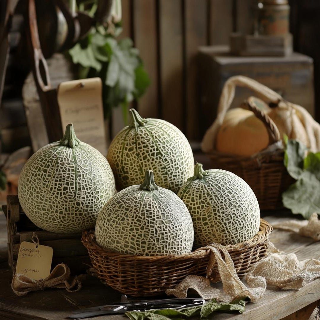 Hami Melon Seeds for Planting - Sweet Heirloom Cantaloupe, Non-gmo ...