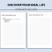Printable Ideal Life Planning Worksheet - Realistic Guide to Planning ...