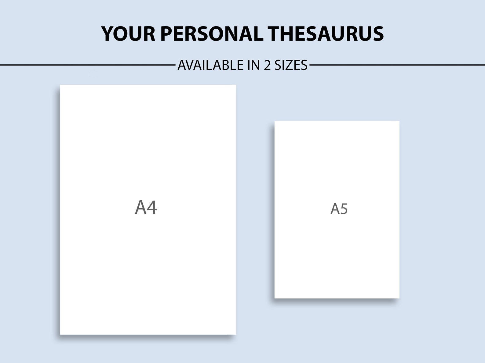 Personal Thesaurus Template: Printable Vocabulary Builder (digital ...