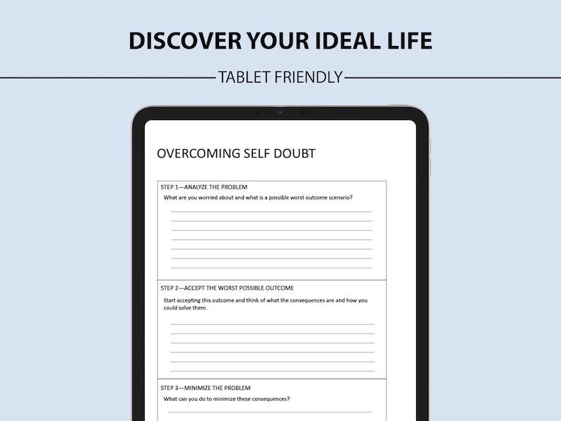 Printable Ideal Life Planning Worksheet - Realistic Guide to Planning ...