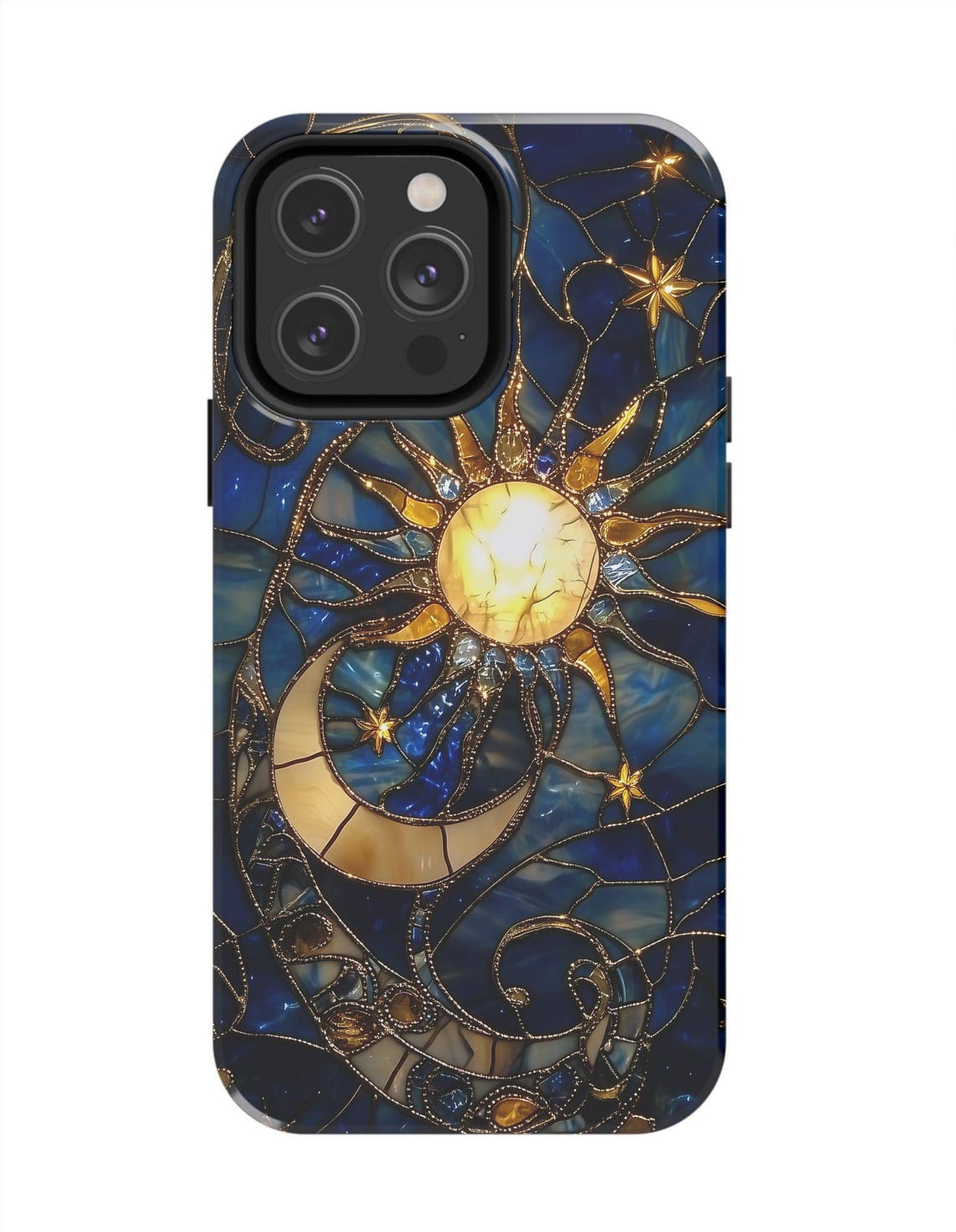 Stained Glass Case, Celestial Phone Case, Mosaic Phone Case, Faux Stain ...