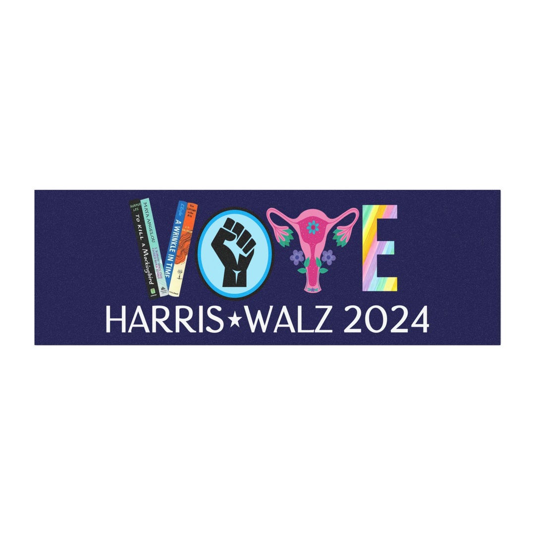 Vote Bumper Magnet, Kamala Harris Bumper Magnet, Kamala Bumper Sticker ...