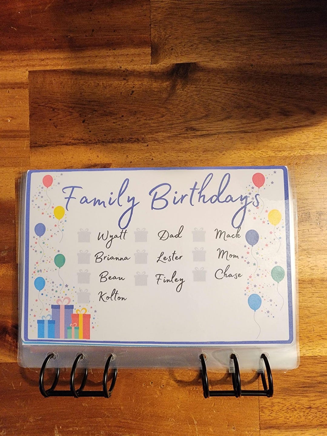 Customizable Birthday Book - Etsy