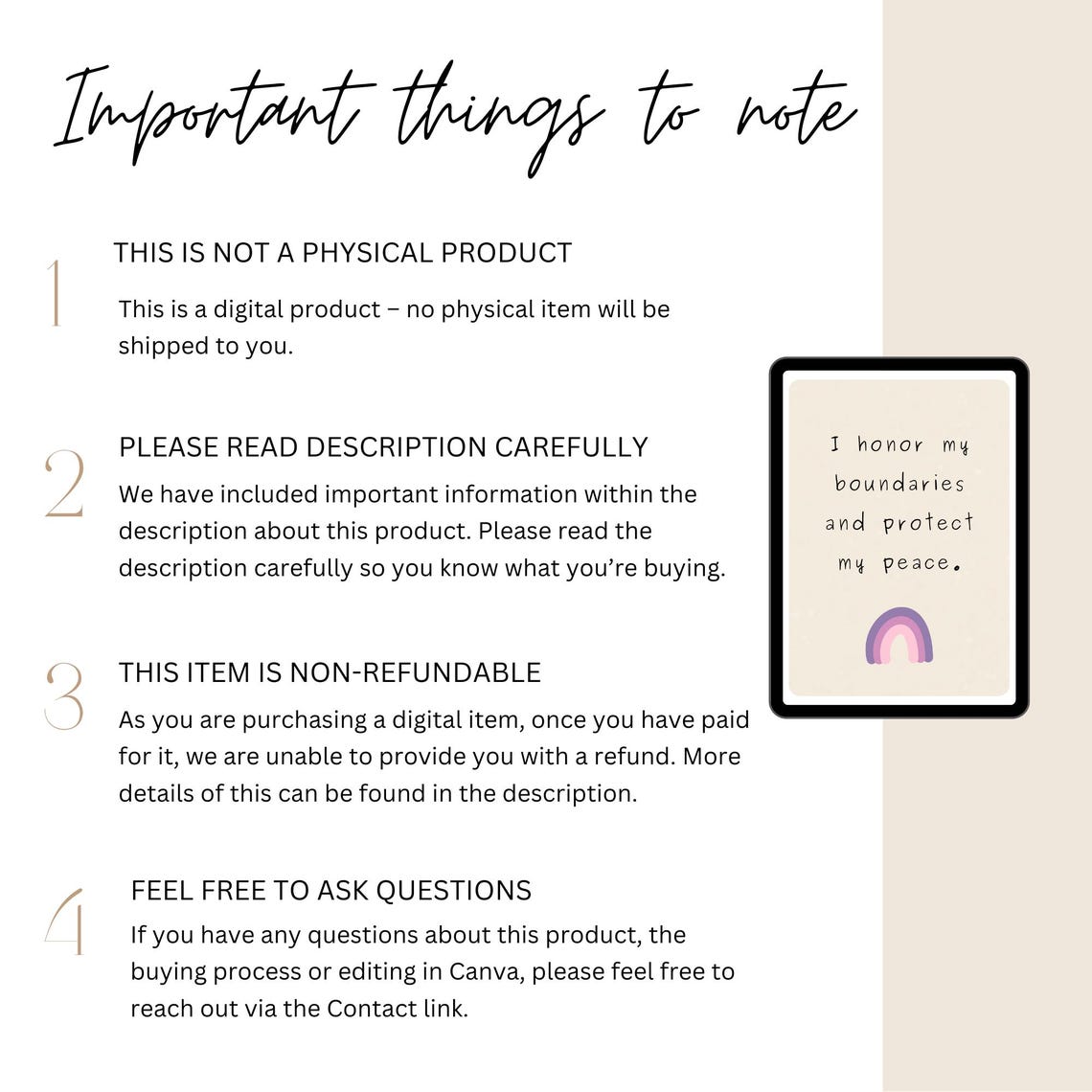Healing From PTSD & Trauma Affirmation Cards, Self Love, Self Esteem ...
