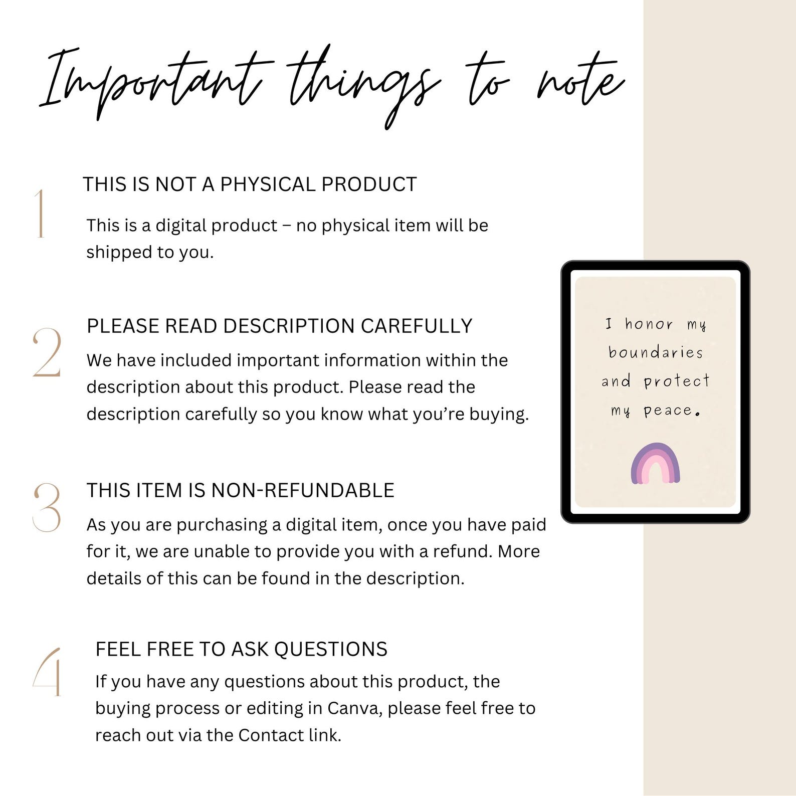 Healing From PTSD & Trauma Affirmation Cards, Self Love, Self Esteem ...