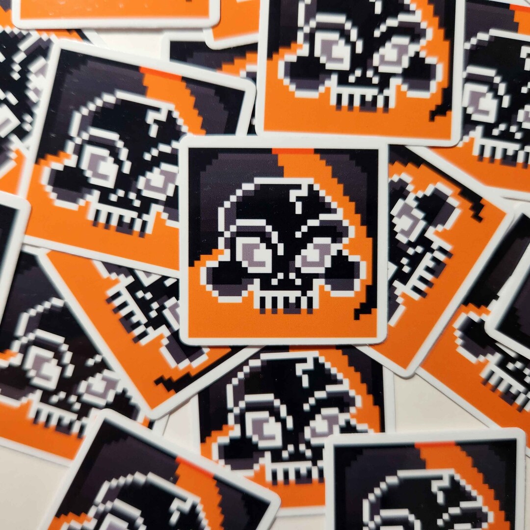 Xbox Skull Sticker - Etsy