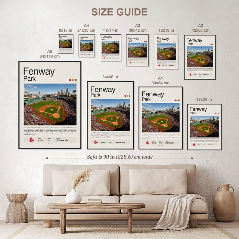 Limited Fenway Park Poster, Boston Red Sox Poster Print, MLB Stadium ...