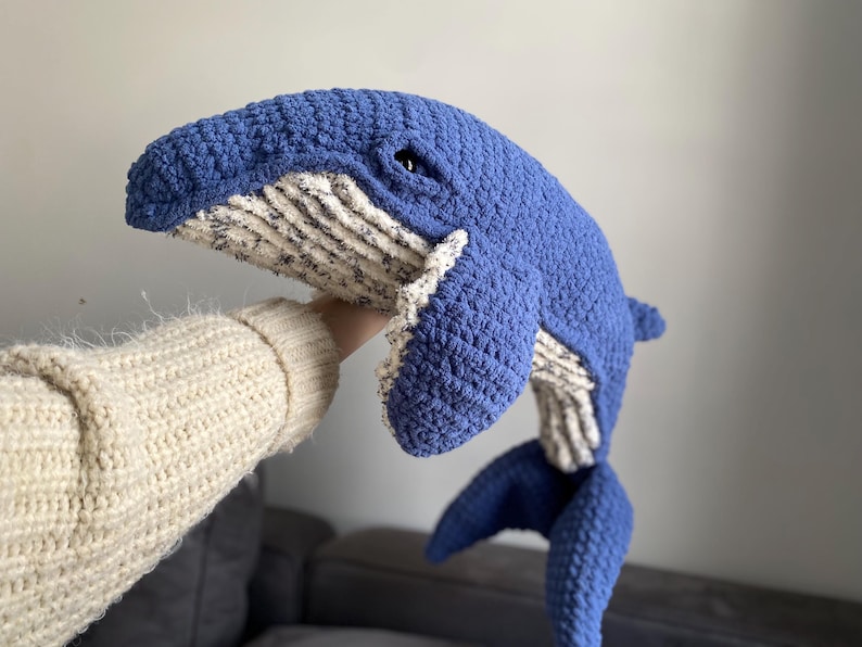 Hugo the Humpback Whale Finished Plushie - Etsy