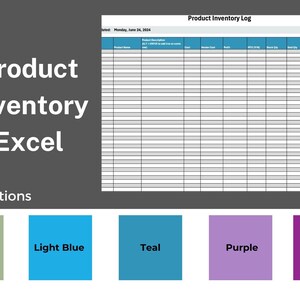 Product Inventory Management Form, Inventory Sheet, Small Business ...