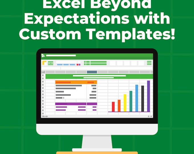 Custom Spreadsheet for Microsoft Excel - Personalized Spreadsheet ...