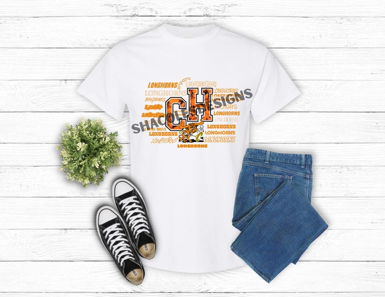Caprock High School Png, Longhorns Png - Etsy