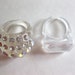 Clear Lucite Ring Lot Rhinestone Dome Square Size 6 Vintage - Etsy