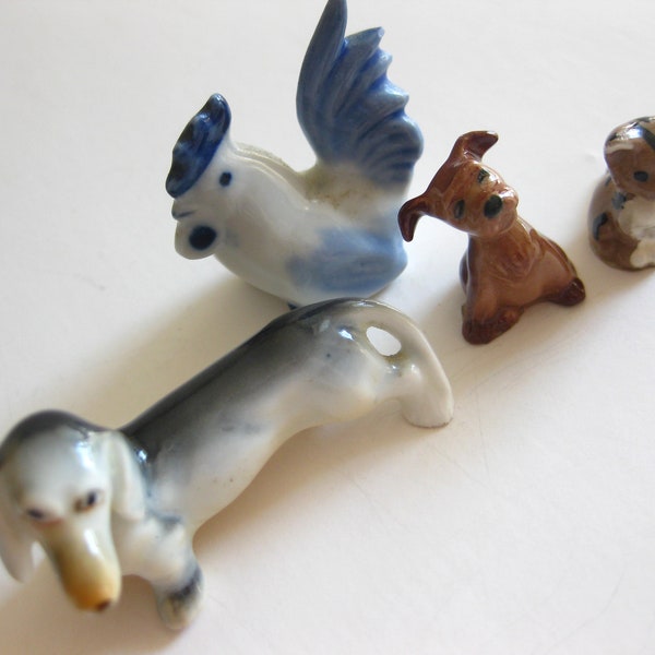 Mini Ceramic Animals - Etsy