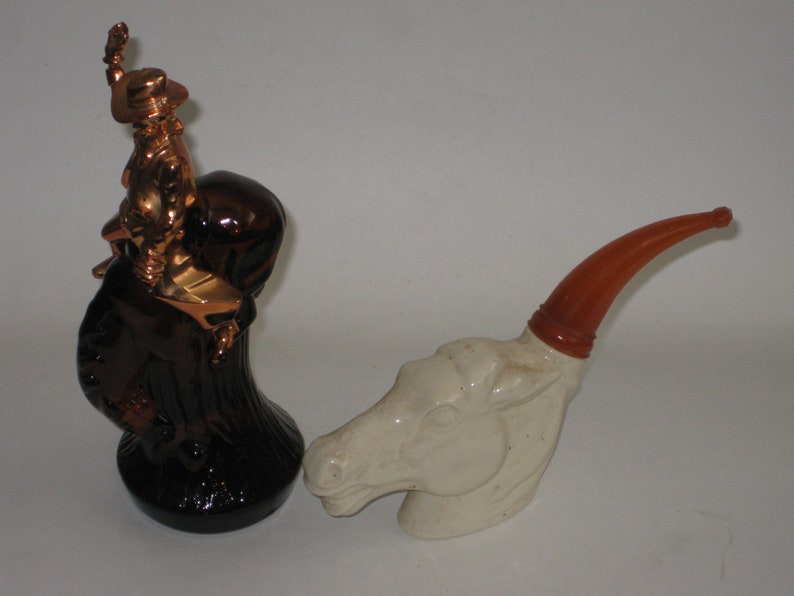Rodeo Cowboy Bucking Bronco Wild Mustang Avon Decanters Lot | Etsy