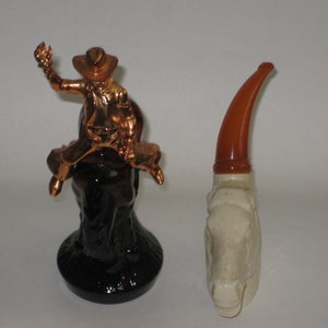 Rodeo Cowboy Bucking Bronco Wild Mustang Avon Decanters Lot - Etsy