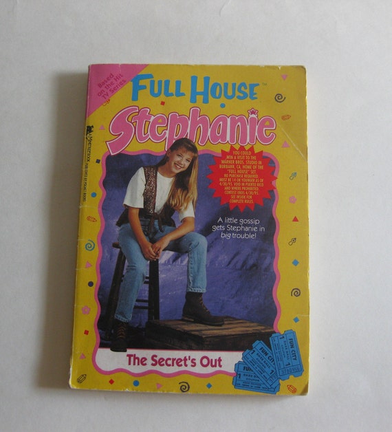 Stephanie Full House TV Show PB Girl's Book Vintage 1995 | Etsy
