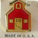 School House 10 Years Pin Pinback Tack Red Old Stock - Etsy
