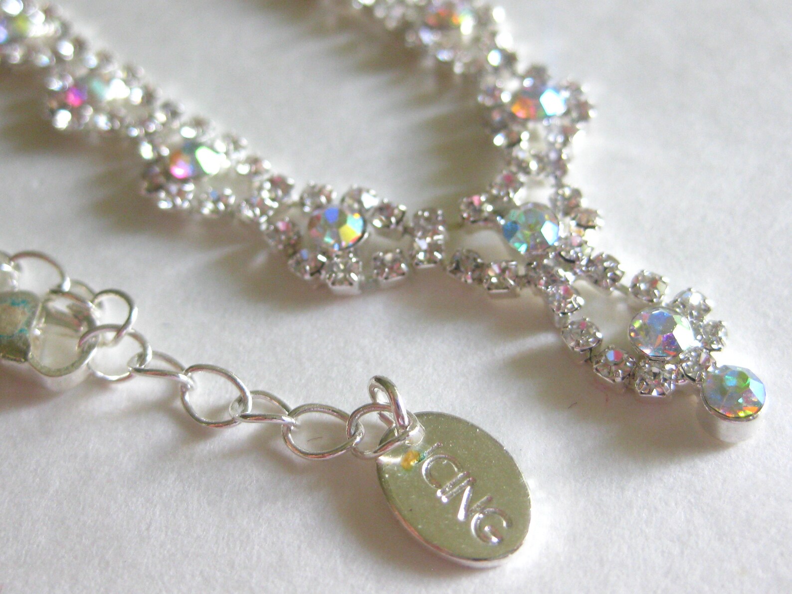 Crystal Rhinestone Icing Set Necklace Bracelet Demi Parure - Etsy