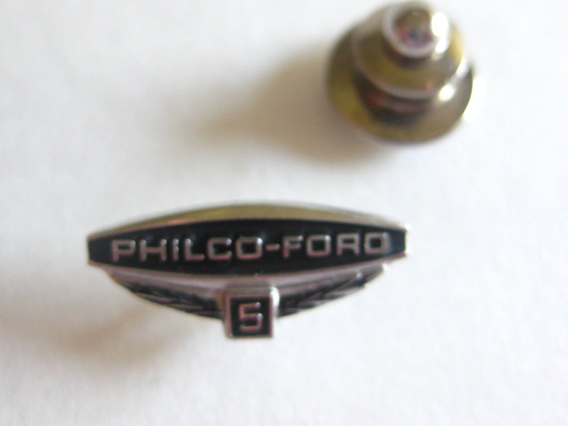 Philco-ford 5 Year Lapel Tie Pin Pinback Vintage - Etsy