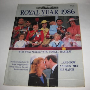 London News Illustrated 1986 Magazine Royalty Vintage - Etsy