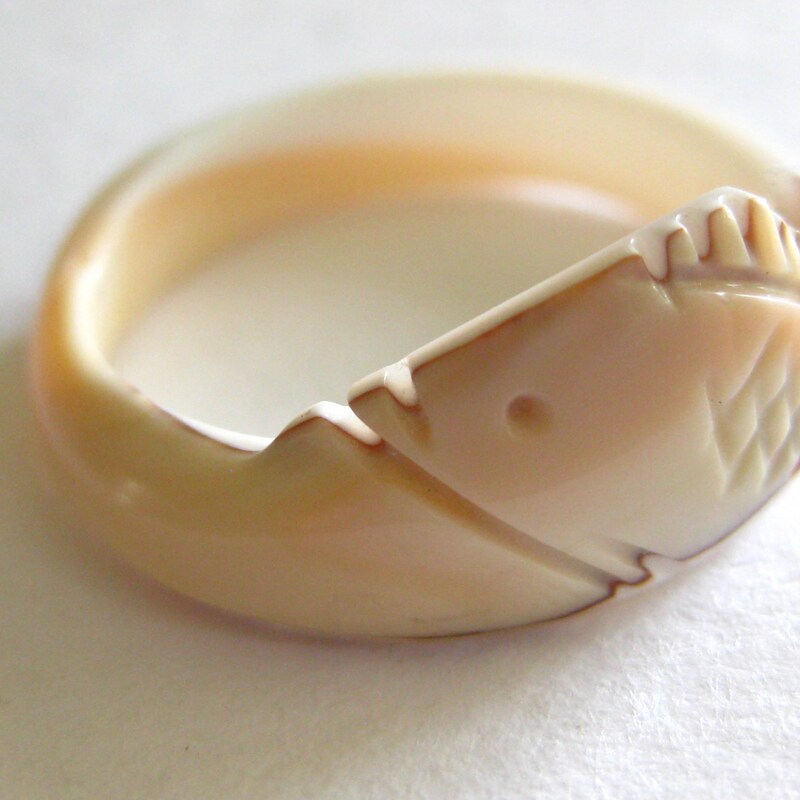 Carved Shell Ring - Etsy