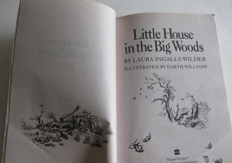 Little House in the Big Woods Laura Ingalls Wilder Paperback - Etsy