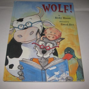 Wolf! Becky Bloom 1999 Hard Copy HB Kid's Storybook Vintage - Etsy