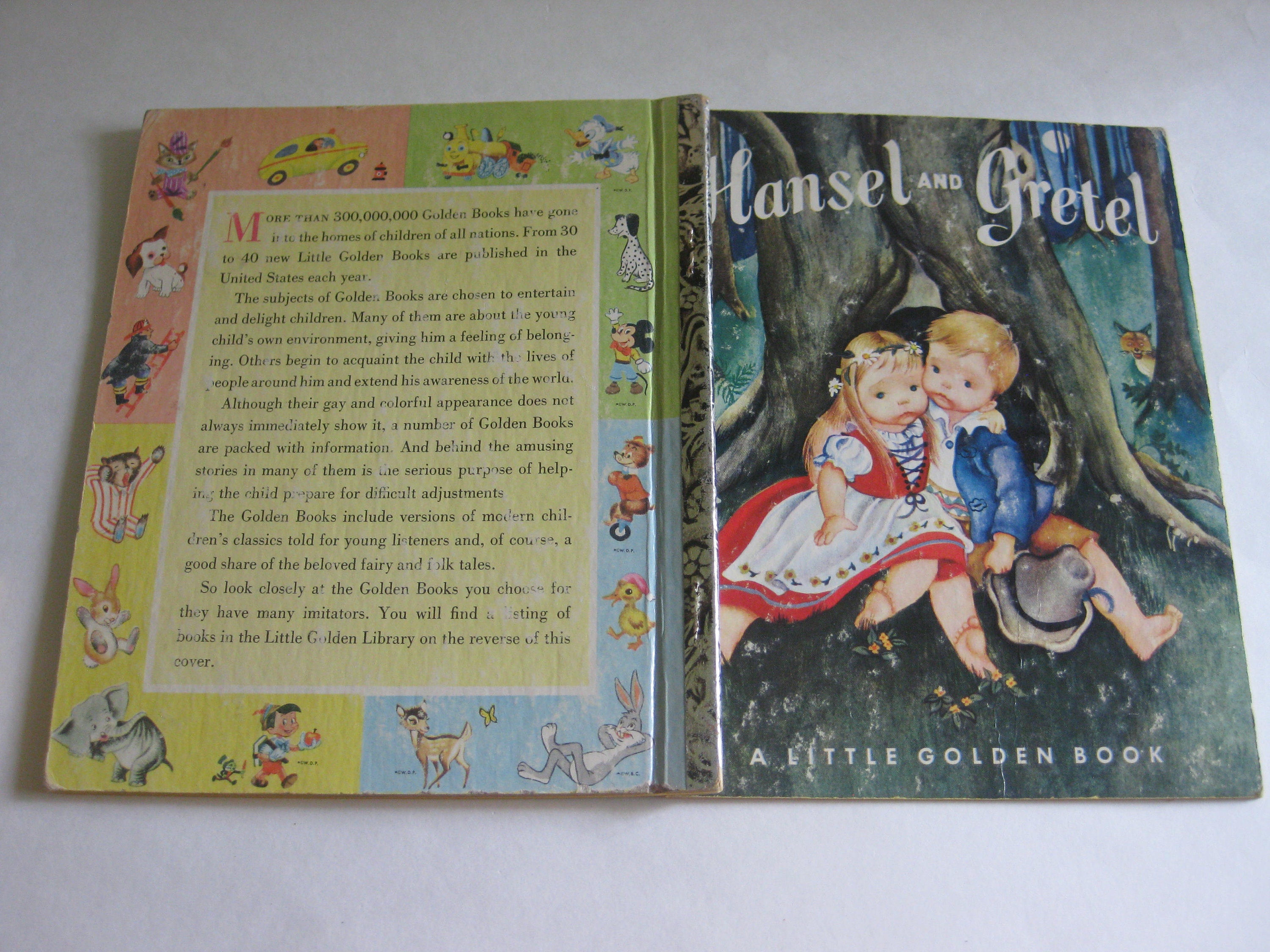 Hansel and Gretel Little Golden Book 1954 A Vintage - Etsy