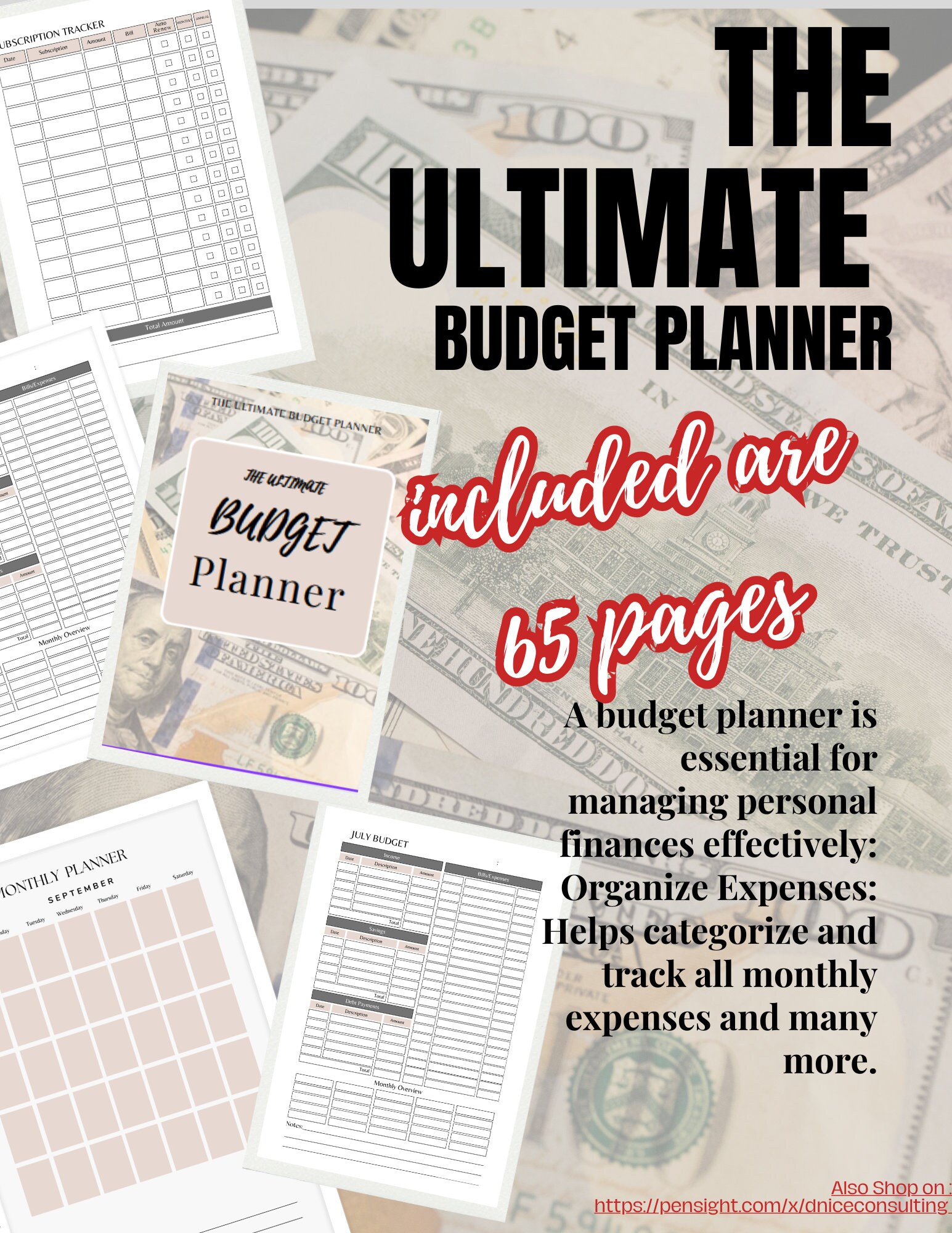 The Ultimate Budget Planner - Etsy