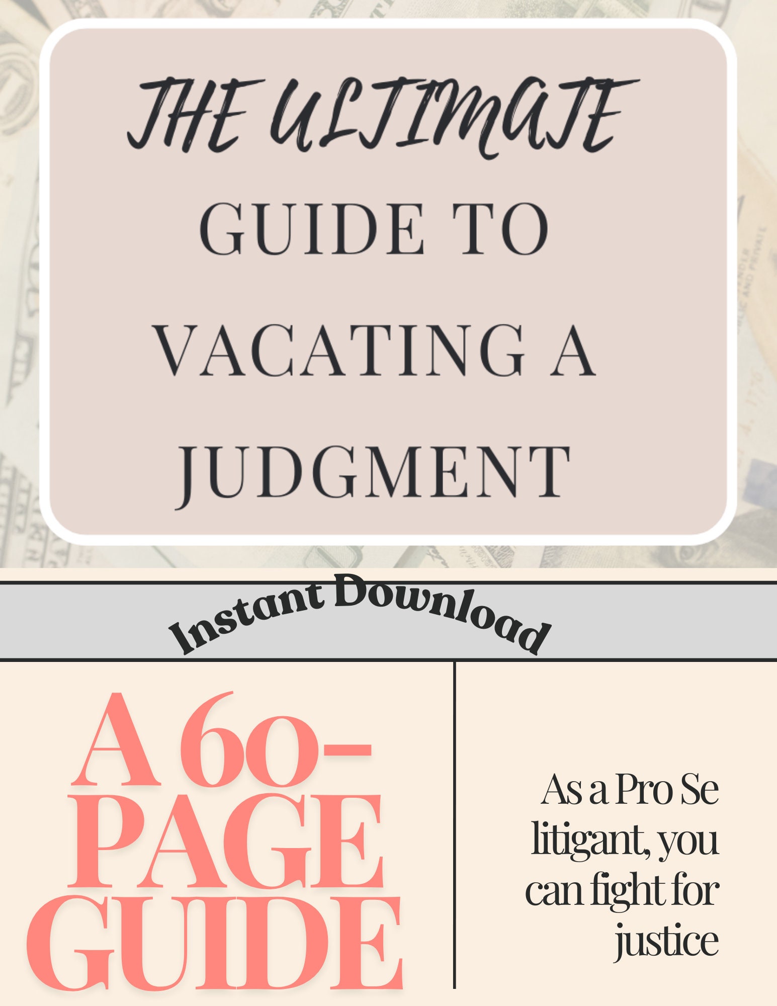 The Ultimate Guide for Vacating a Judgment - Etsy