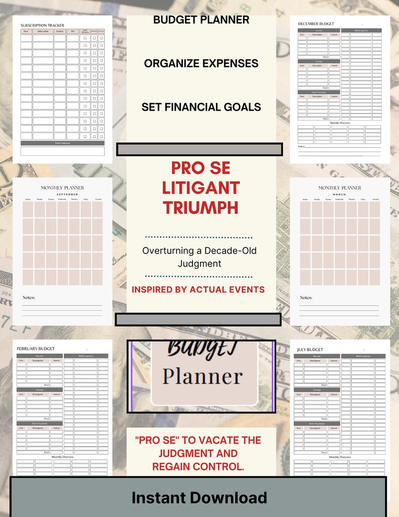 The Ultimate Budget Planner - Etsy