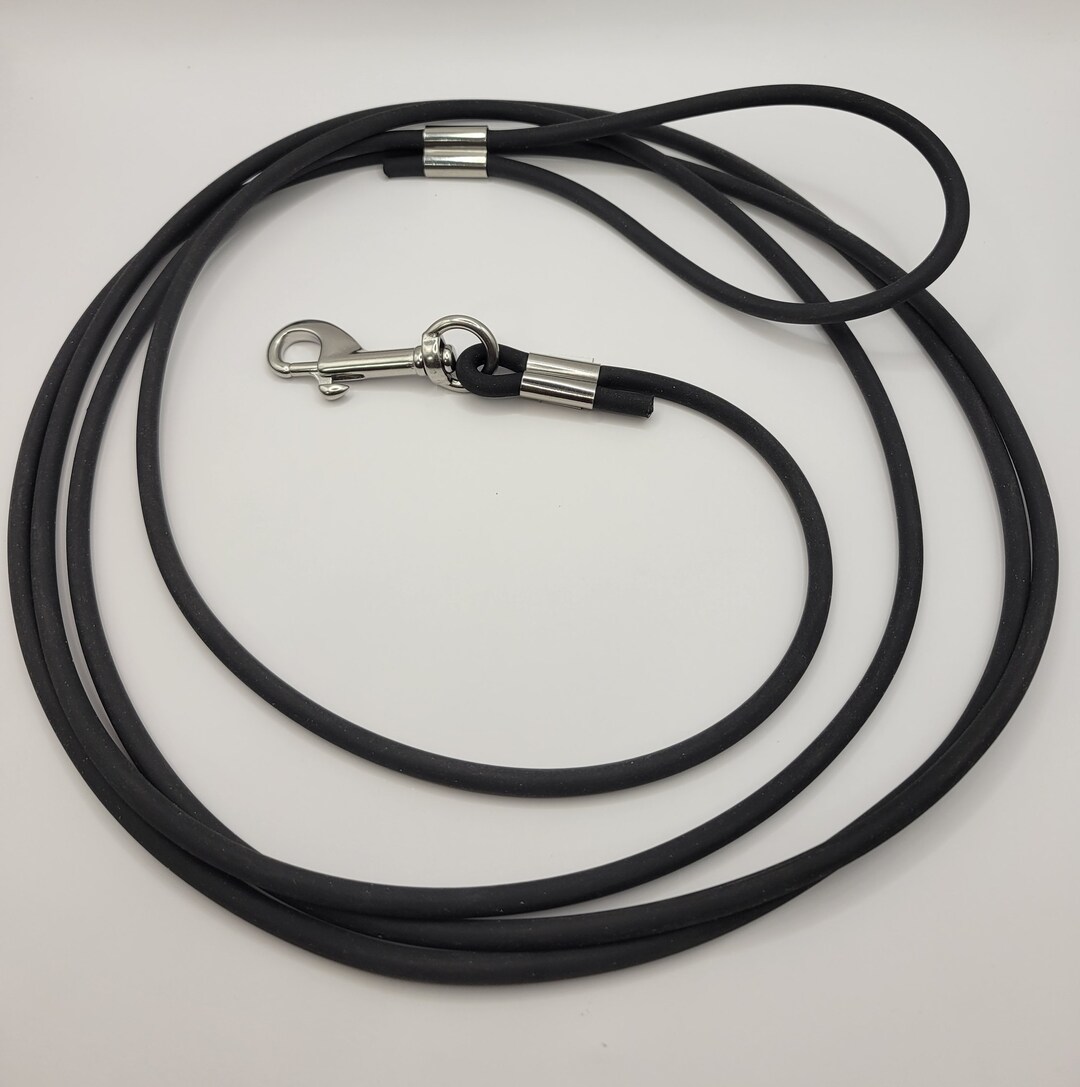 ROUND Beta Biothane® Coated Rope Check Cords and Leashes. No Handle ...