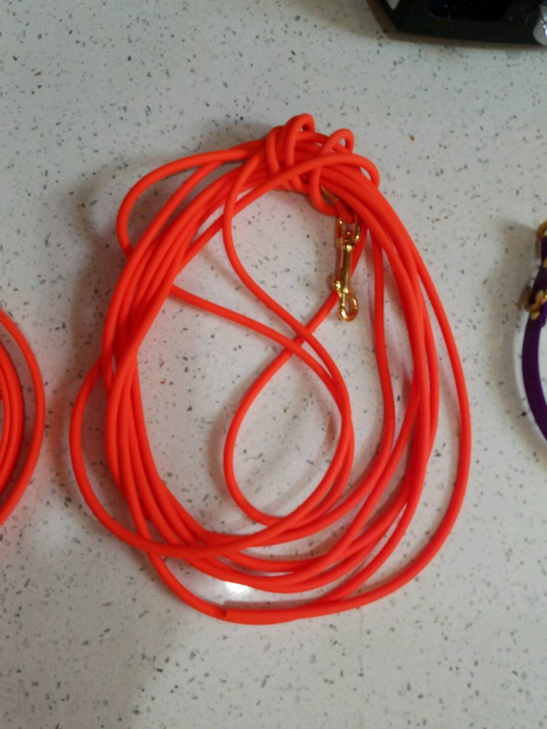 ROUND Beta Biothane(r) Coated Rope Check Cords and Leashes. Soft ...