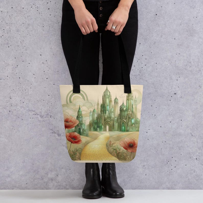 Wicked Inspired Emerald City Tote Bag Special Edition Spacious and ...