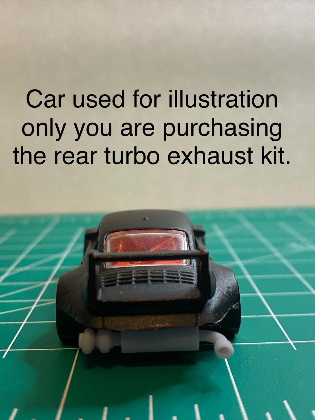 1/64 Scale Rear Turbo Exhaust Kit for Diecast Hotwheels Custom Builds ...