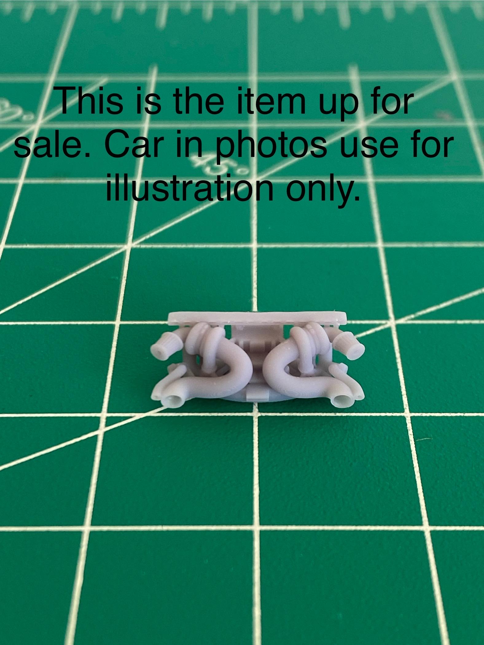 1/64 Scale Rear Turbo Exhaust Kit for Diecast Hotwheels Custom Builds ...