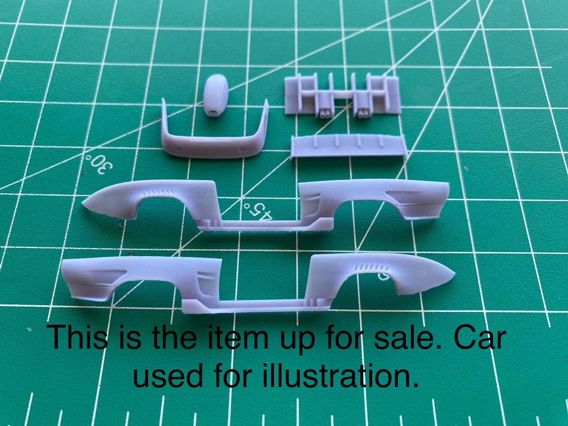 1/64 Scale Pro Mod Wide Body Drag Kit for Hotwheels Plymouth Superbird ...