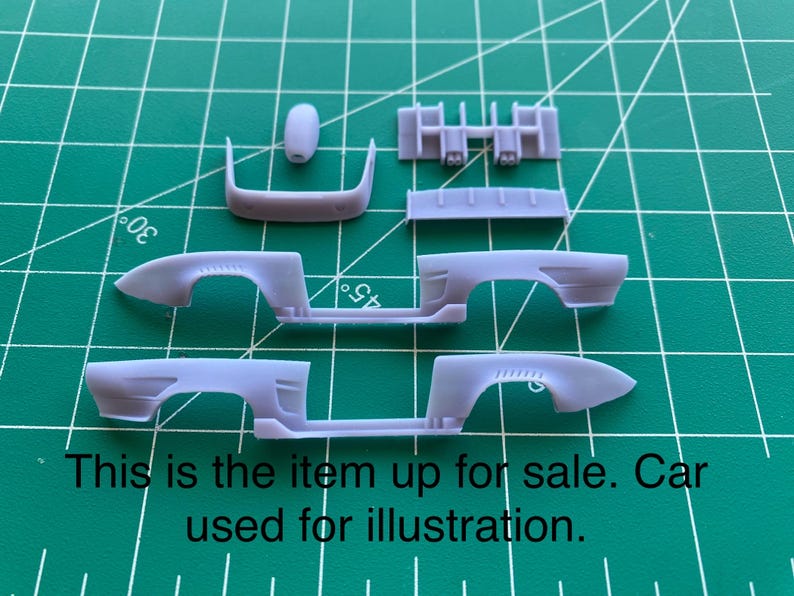 1/64 Scale Pro Mod Wide Body Drag Kit for Hotwheels Plymouth Superbird ...
